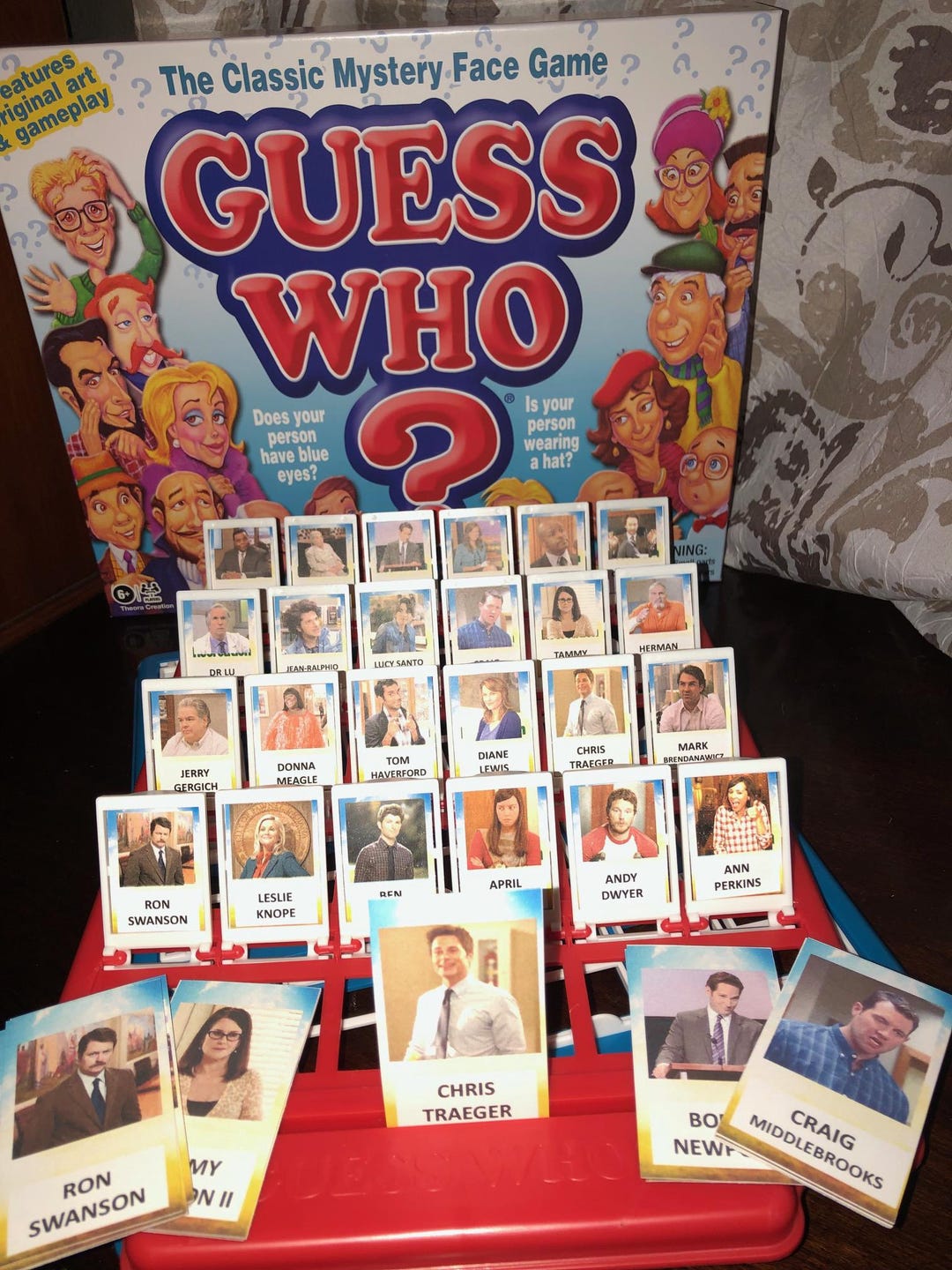Parks and Recreation Guess Who Game Characters - Classic Version ...