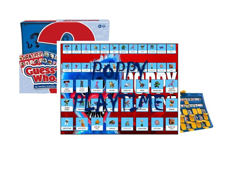 Poppy Playtime Guess Who Game Characters - DIGITAL FILE ONLY - Etsy