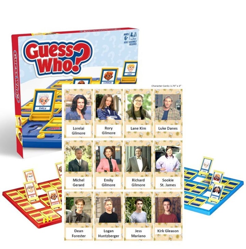 Gilmore Girls Guess Who Game Characters DIGITAL FILE ONLY - Etsy