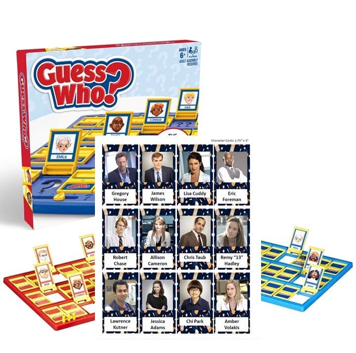 House Md Characters Guess Who Game Characters DIGITAL FILE ONLY - Etsy