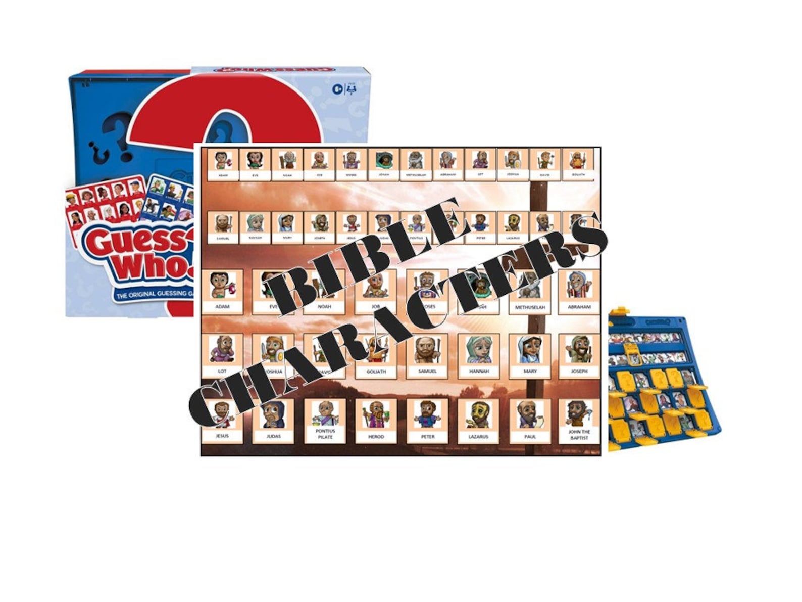 Easter Set - Bible Guess Who Game Characters - DIGITAL FILE ONLY - Etsy