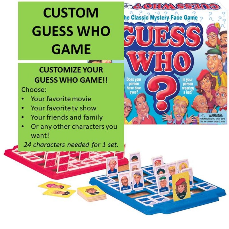 Custom Guess Who - Etsy