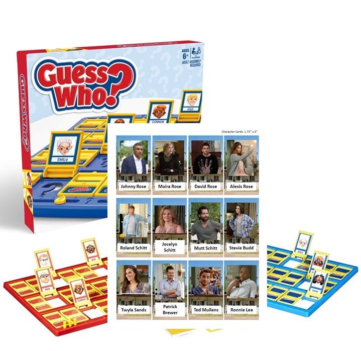 Schitts Creek Guess Who Game Characters DIGITAL FILE ONLY - Etsy