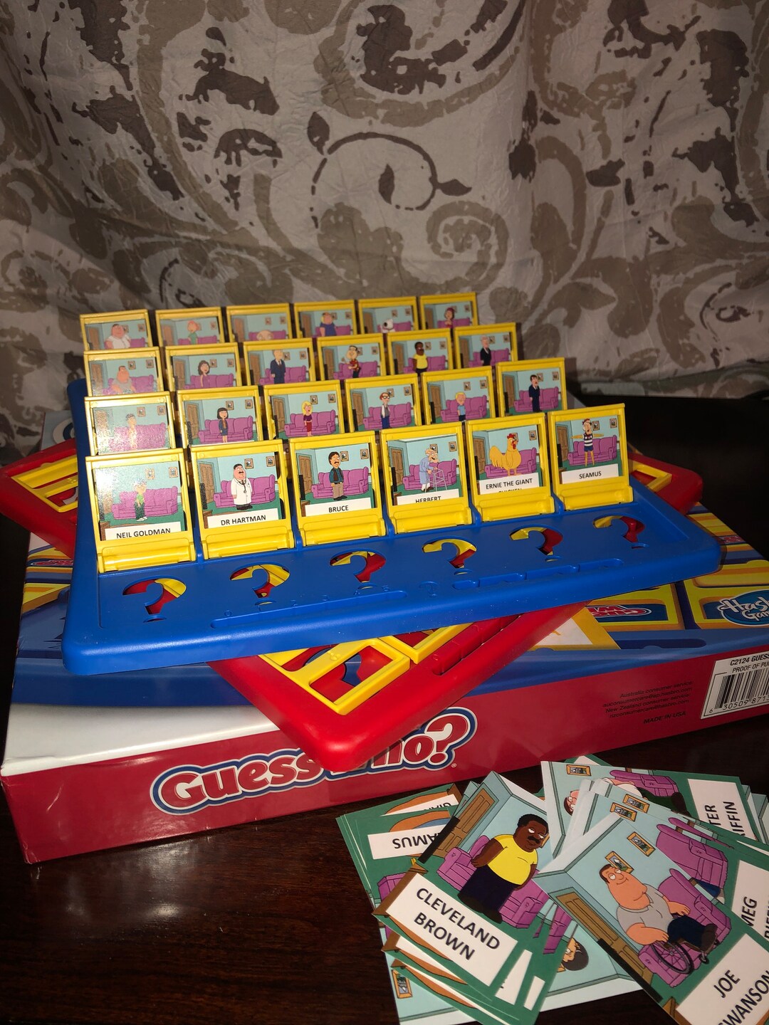 Family Guy Guess Who Game Cards - PHYSICAL GAME! - Etsy
