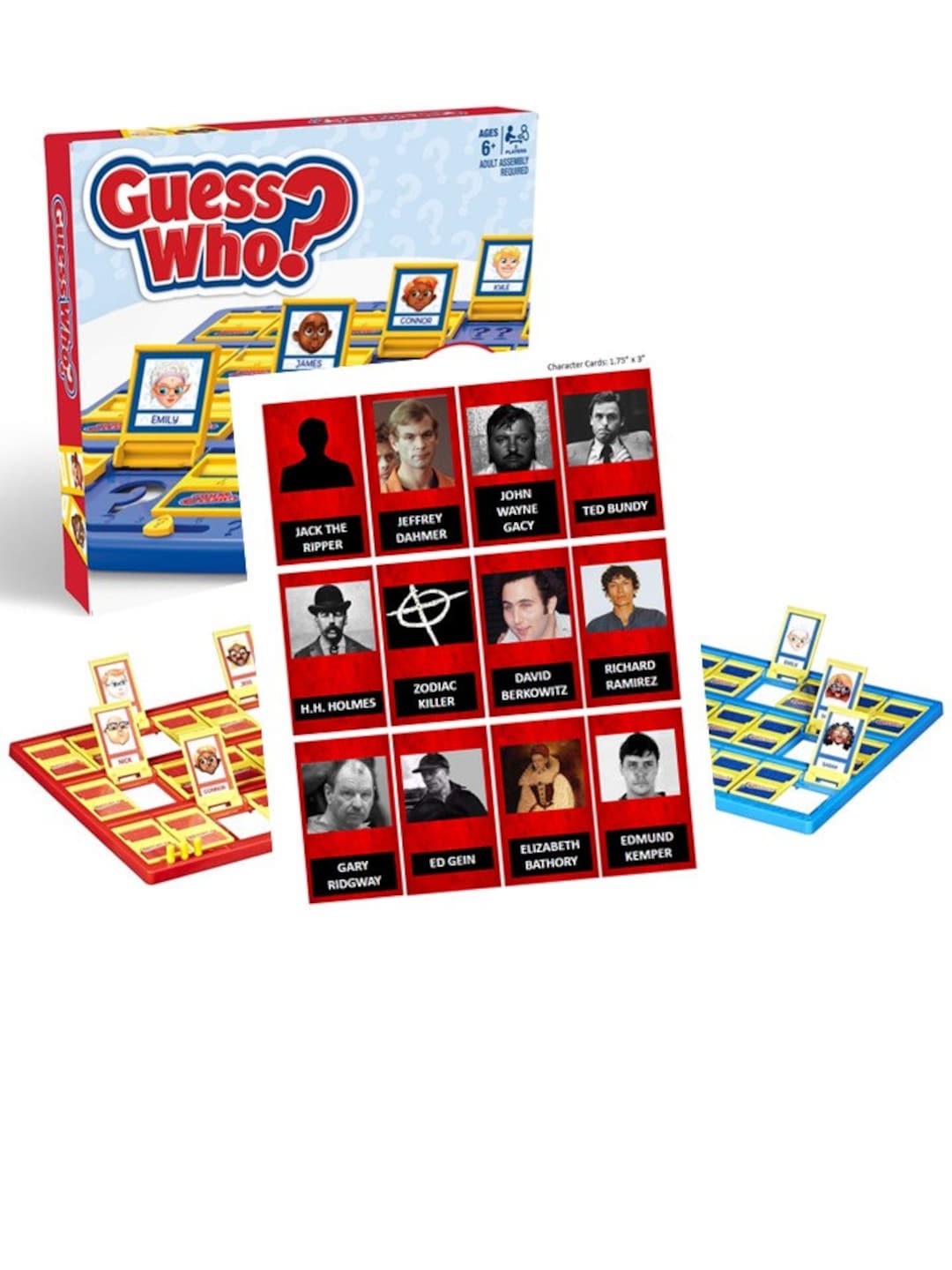 Serial Killers Guess Who Game Cards - DIGITAL FILE ONLY - Etsy