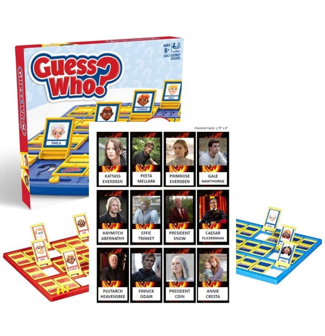 Hunger Games Guess Who Game Characters - DIGITAL FILE ONLY - Etsy