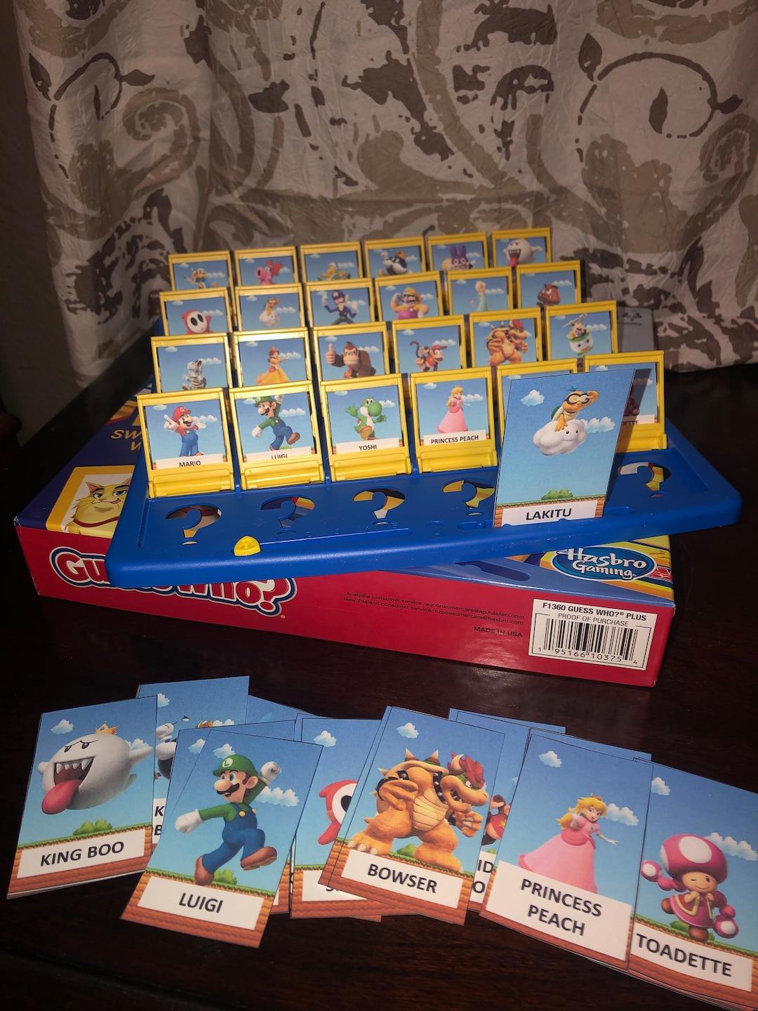 Super Mario Guess Who Game Characters - PHYSICAL GAME - Etsy