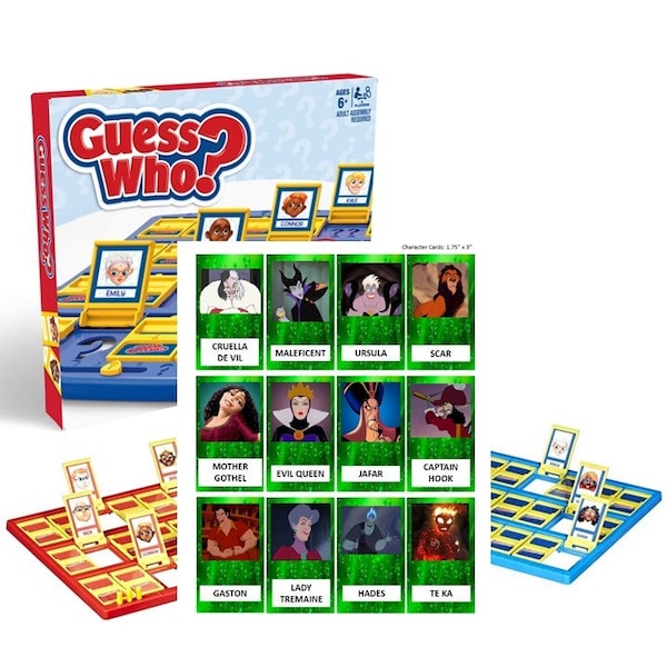 Guess Who Template - Etsy