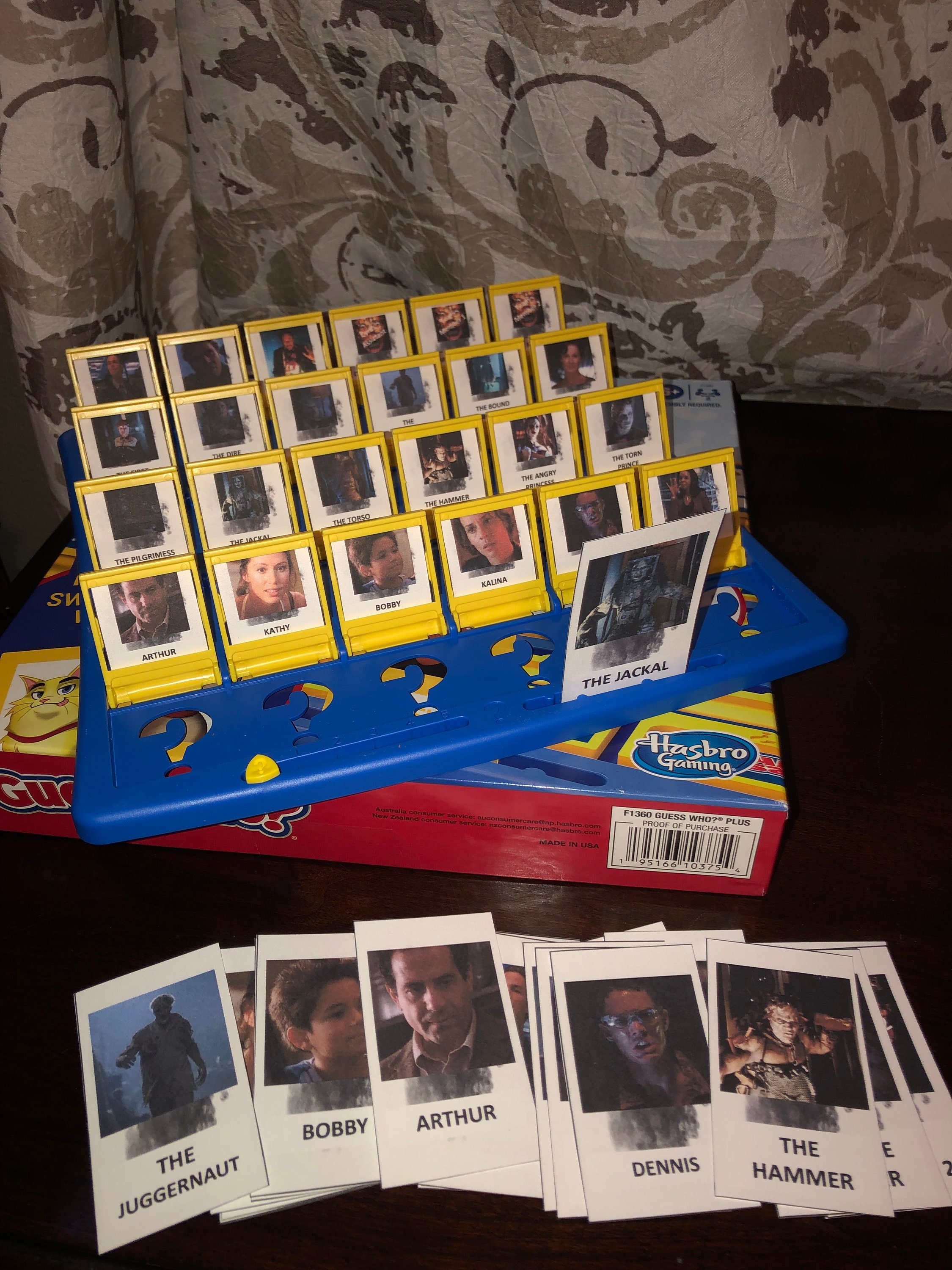 Thir13en Ghosts Guess Who Game Characters PHYSICAL GAME - Etsy