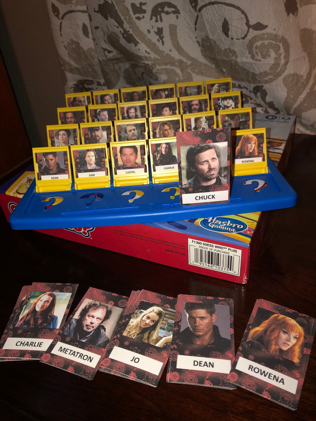Supernatural Guess Who Game Characters PHYSICAL GAME - Etsy