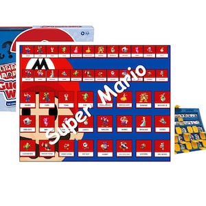 Super Mario Guess Who Game Characters - DIGITAL FILE ONLY - Etsy