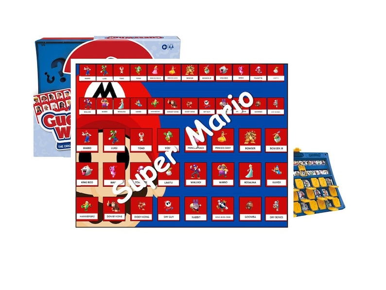 Super Mario Guess Who Game Characters - DIGITAL FILE ONLY - Etsy