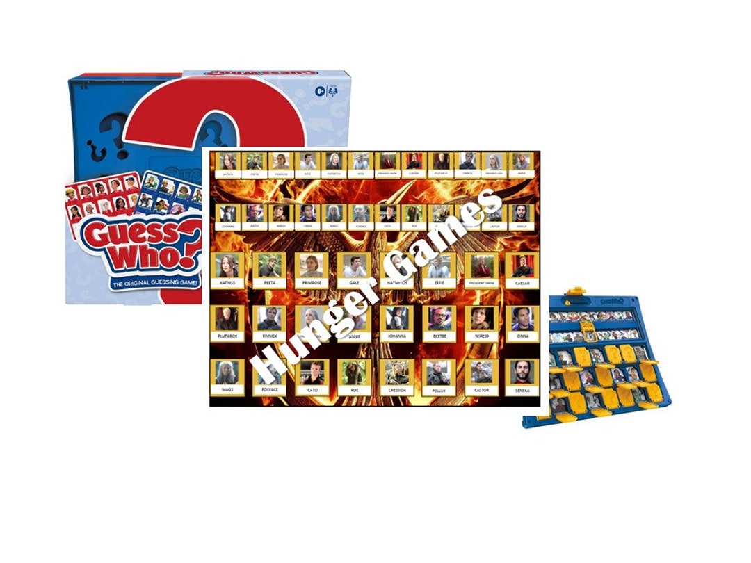 Hunger Games Guess Who Game: Version 2.0 - PHYSICAL GAME INCLUDED - Etsy