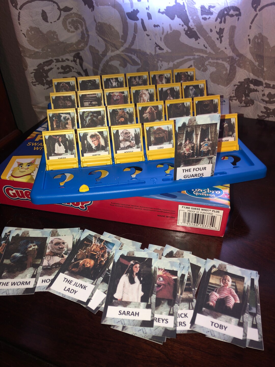 Labyrinth Guess Who Game Characters - PHYSICAL GAME - Etsy