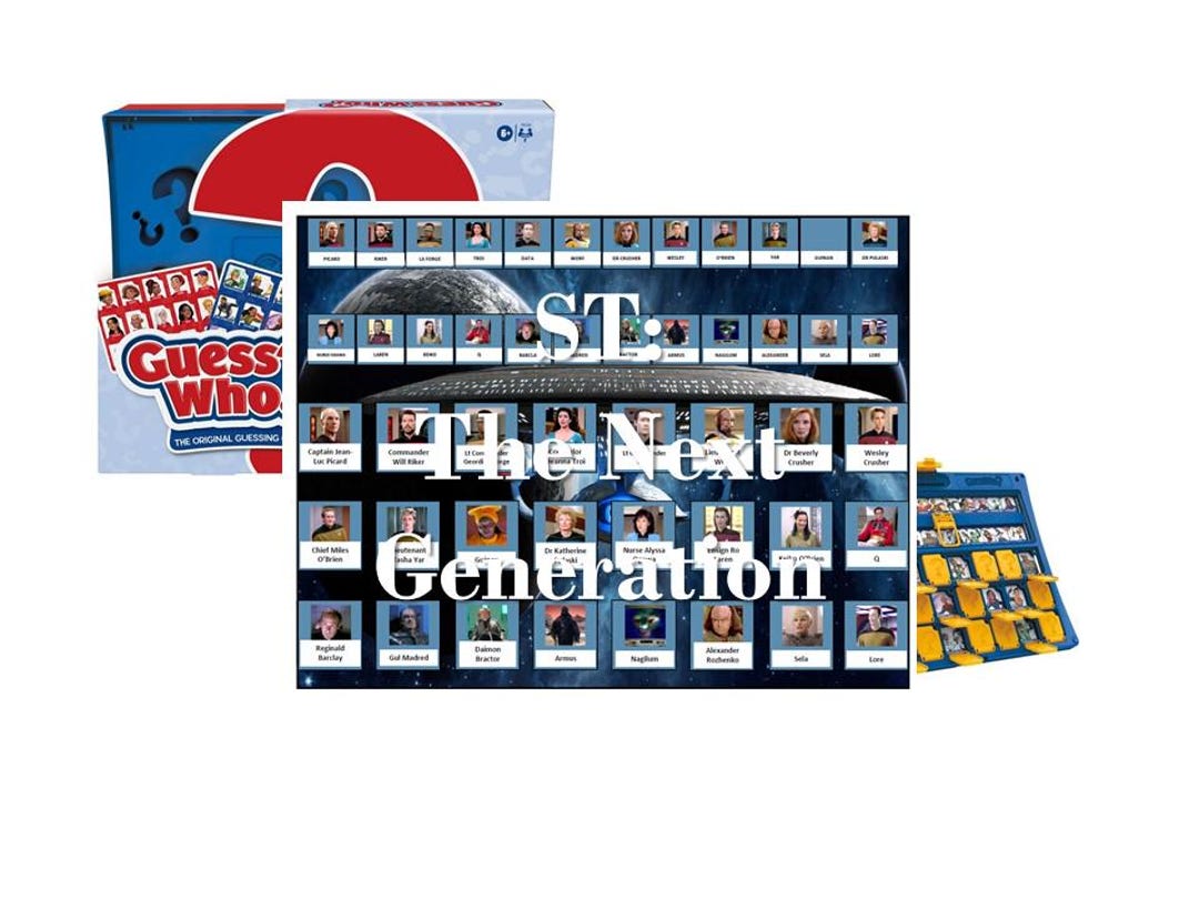 St: the Next Generation Guess Who Game Characters - Guess Who Version 2 ...