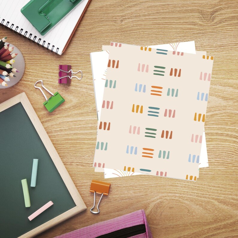 Hand Drawn Seamless Pattern Bundle, Boho Seamless File, Plaid Seamless ...