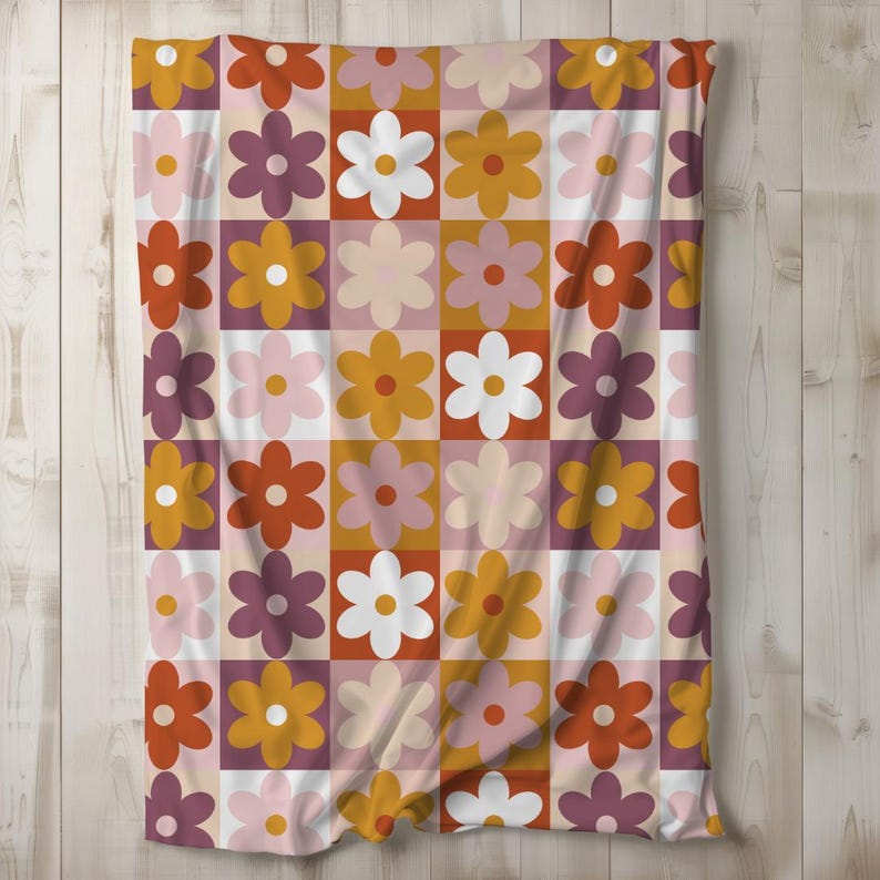 Daisy Granny Square, Granny Square Png, Modern Granny Square, Boho ...