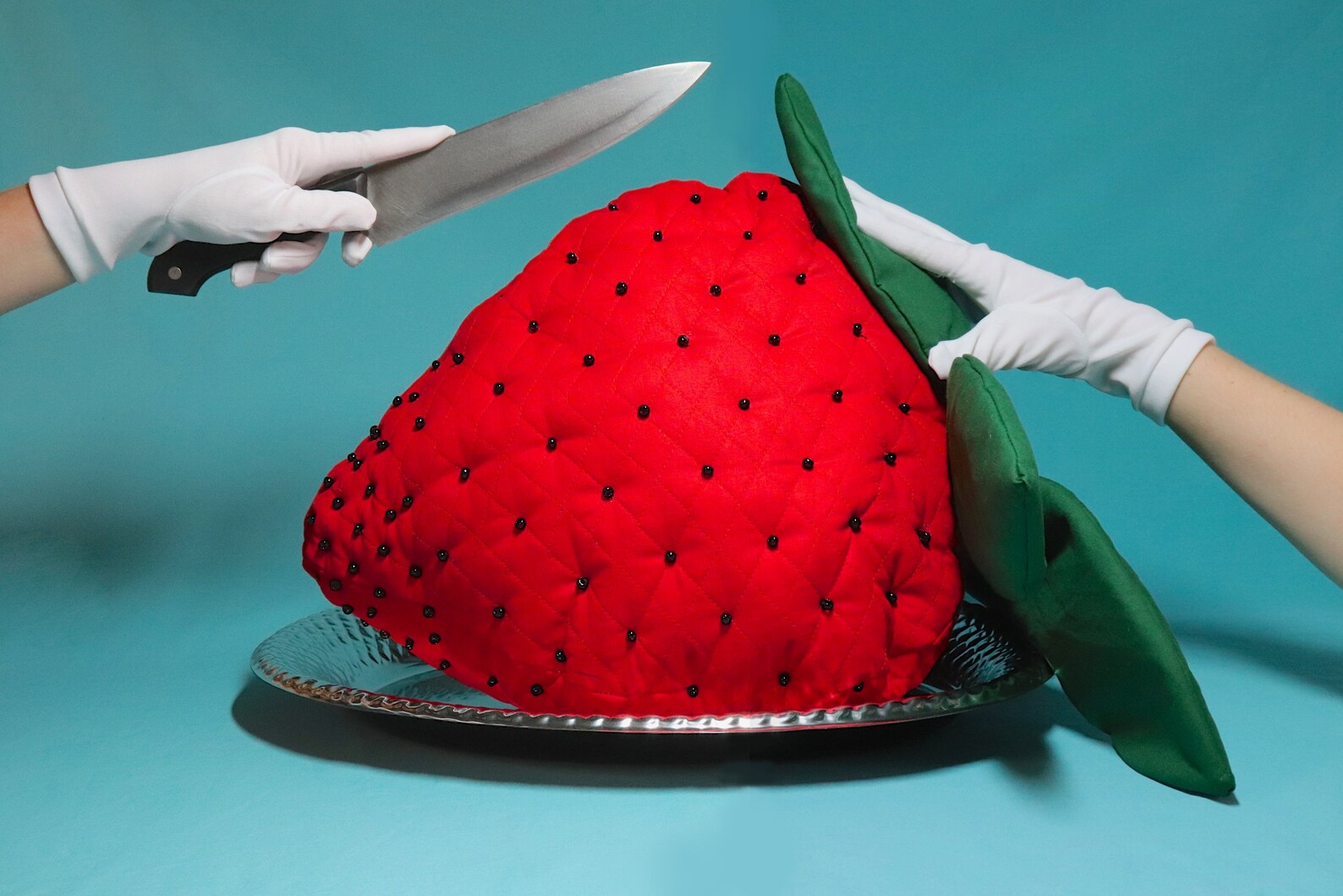 Giant Strawberry Pillow Sculpture - Etsy