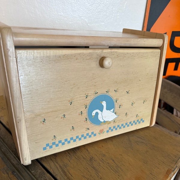 Vintage Bread Box - Etsy