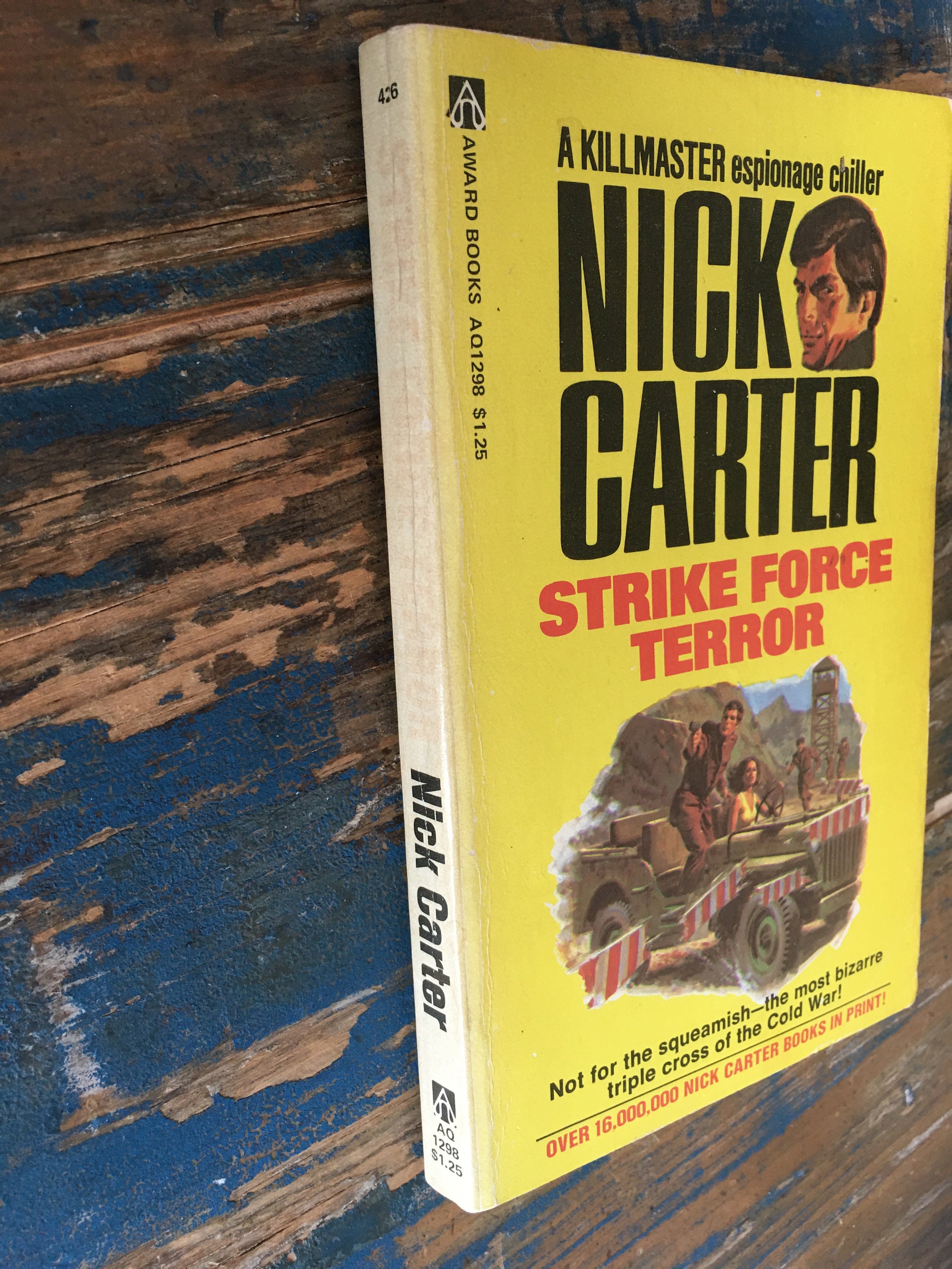 1973 Nick Carter Strike Force Terror-a KILLMASTER Espionage Chiller ...