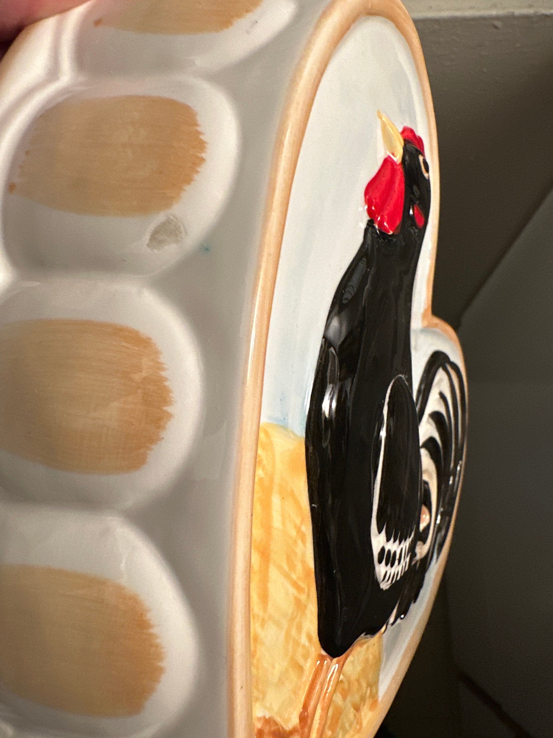 1981 Ceramic Wall Decor Rooster Motif by Sigma the Toastsetter - Etsy