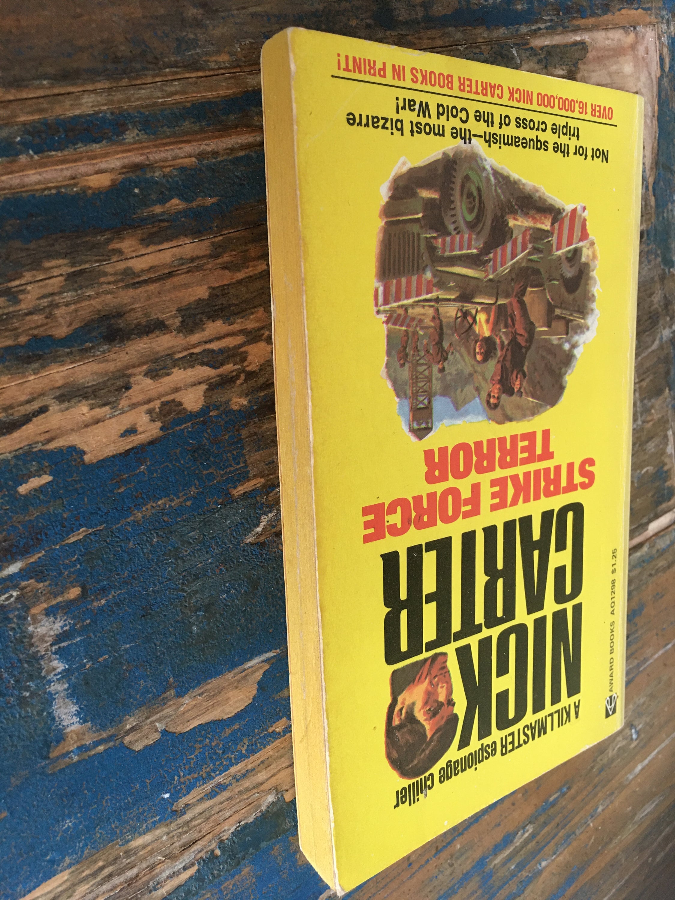 1973 Nick Carter Strike Force Terror-a KILLMASTER Espionage Chiller ...