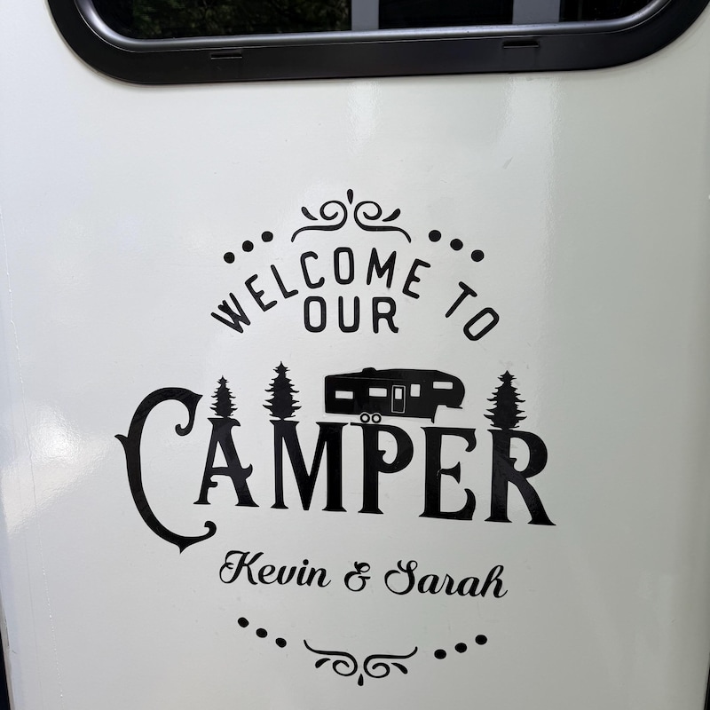 Camper Vinyl Decal - Etsy