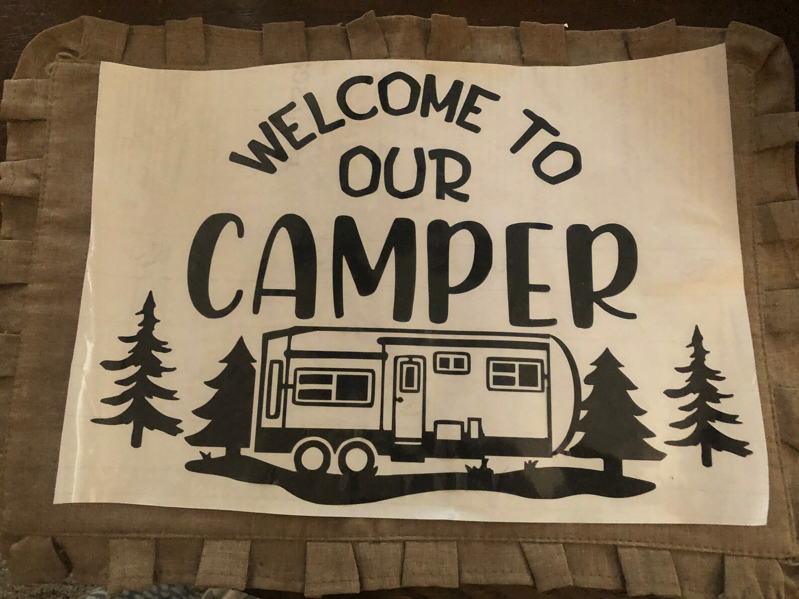 Welcome to Our Camper Decal Large Camper Decals - Etsy