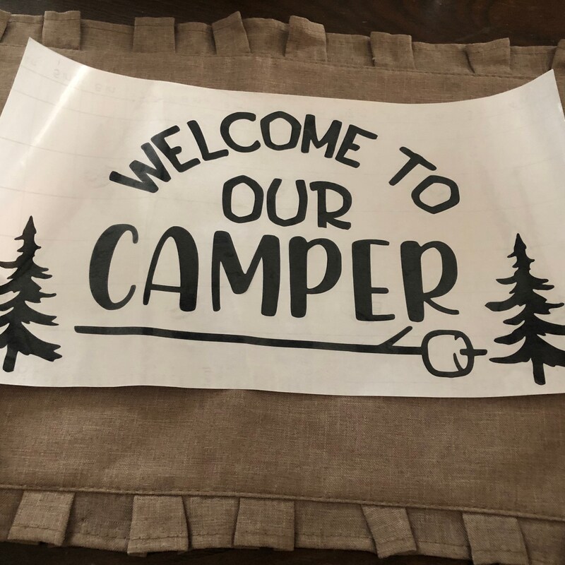 Welcome Camper Sign - Etsy