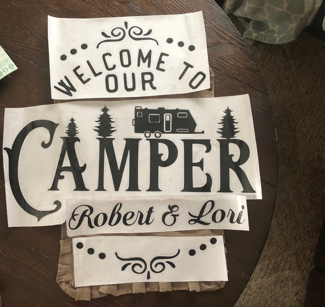 Large Welcome to Our Camper Decal - Etsy