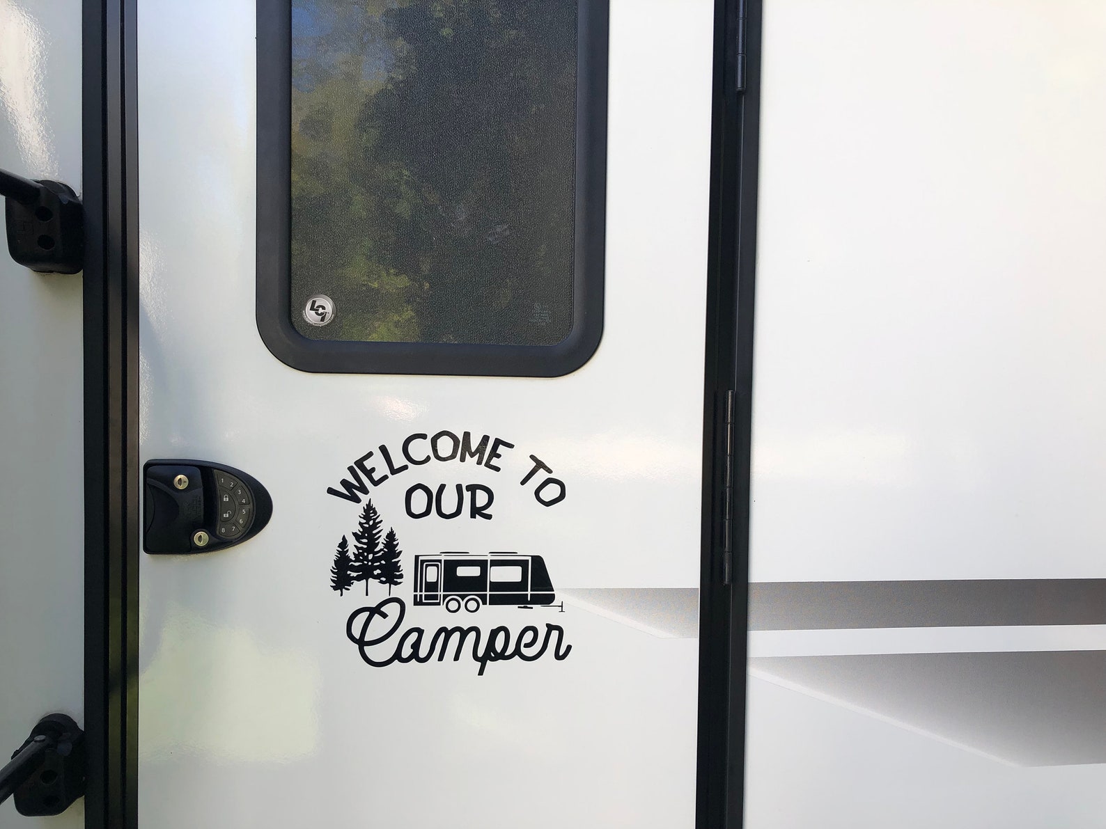 Large Camper Decal Welcome to Our Camper Decal Camping | Etsy