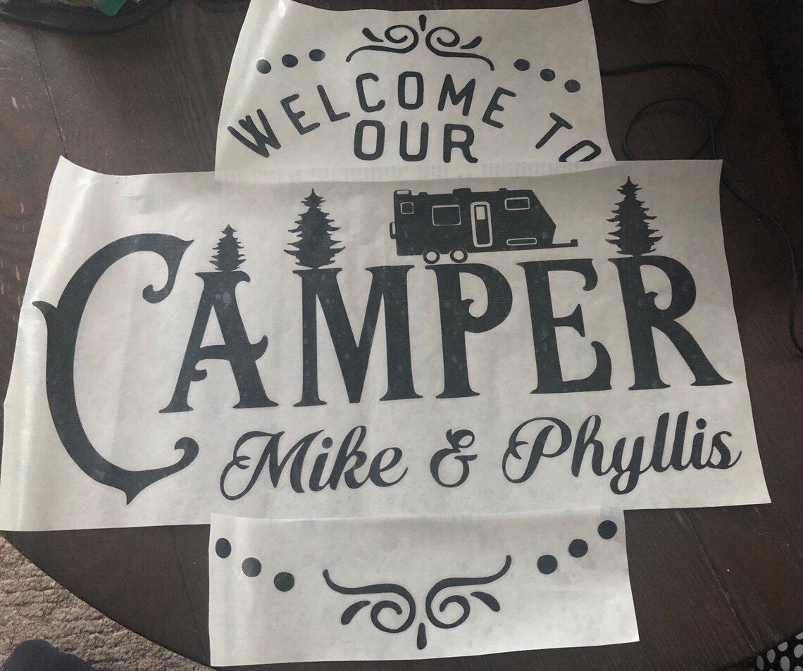 Large Welcome to Our Camper Decal - Etsy