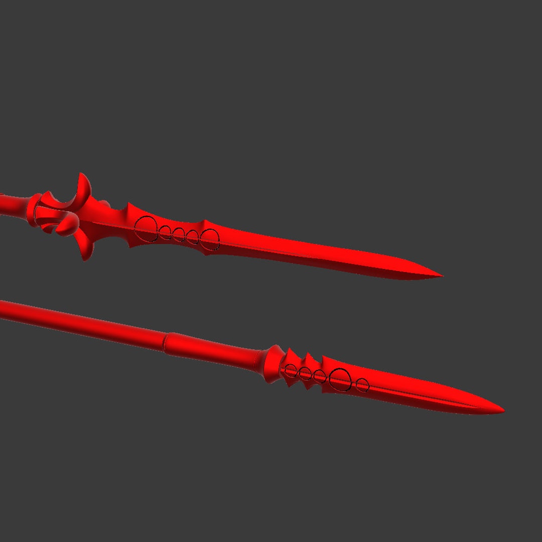 Scathach Cosplay 3D Printed Gae Bold Alternative - Etsy