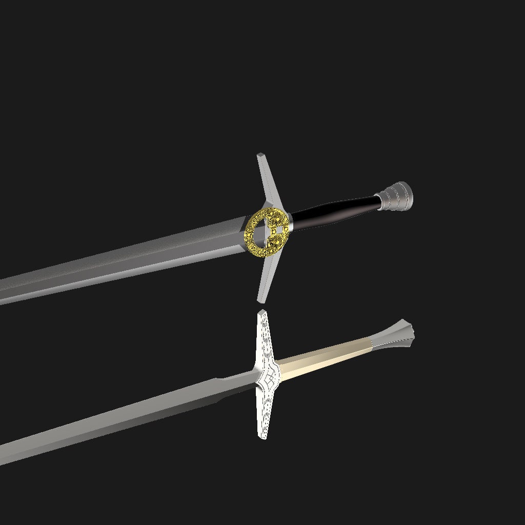 The Witcher Netflix Swords 3D Printed Kit | Etsy