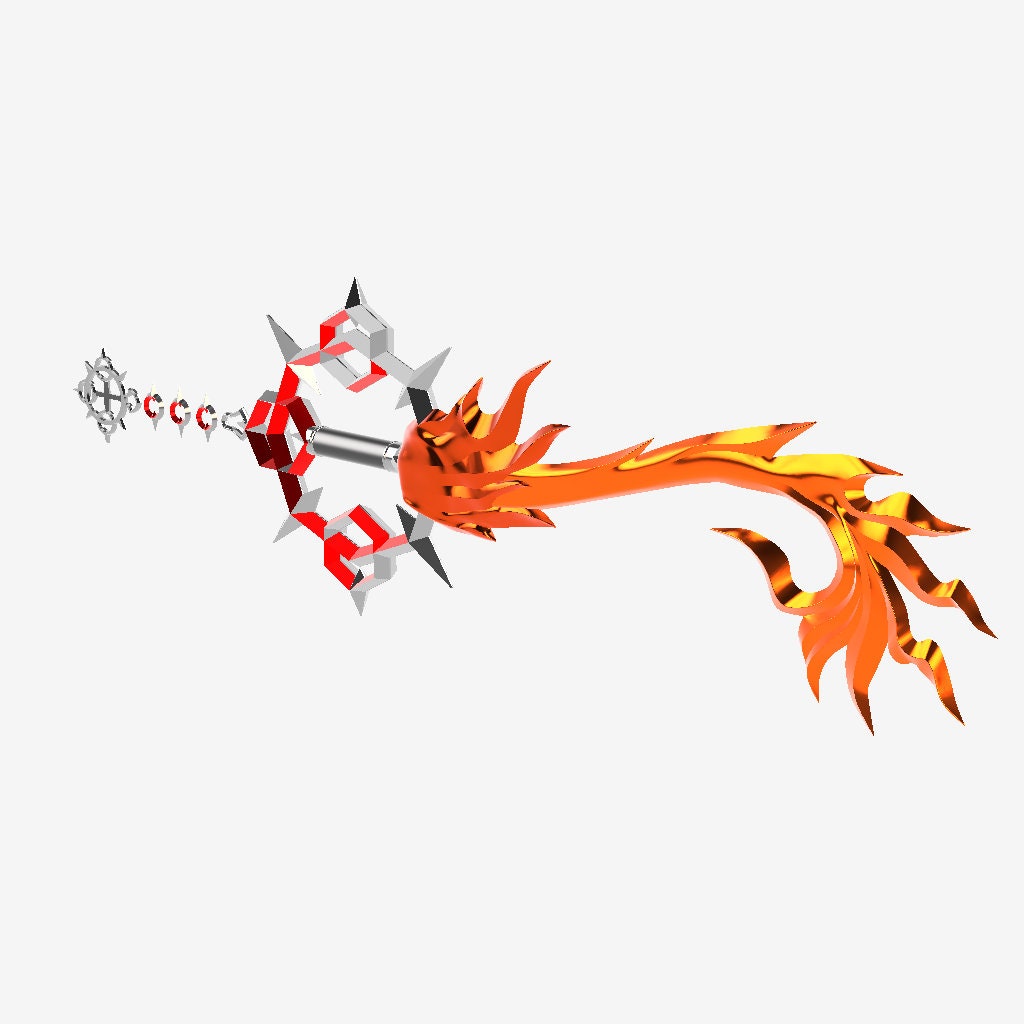 Axel Kingdom Hearts Keyblade