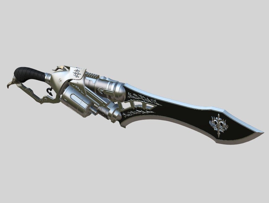 Crownsblade Gunblade FFXIV 3D Printed Kit - Etsy Australia