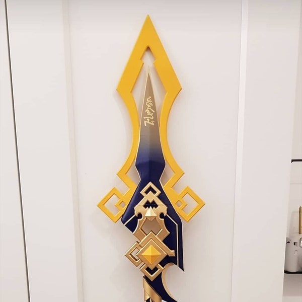 Genshin Spear 3d Print - Etsy
