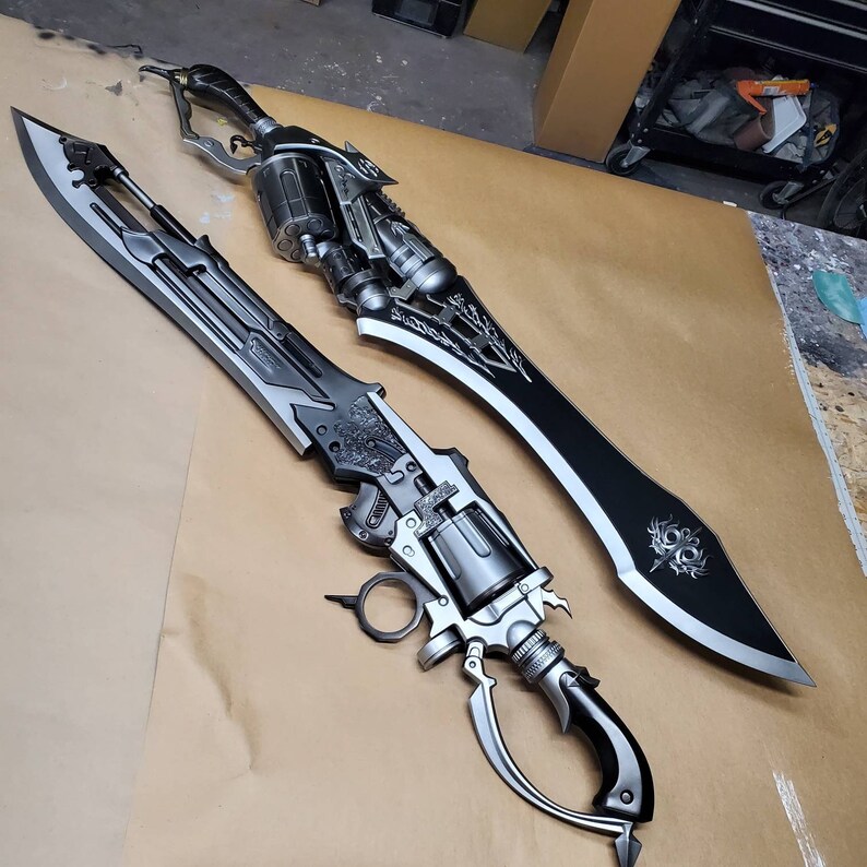FFXIV Crownsblade Gunblade Fan Made Finished Replica - Etsy Singapore