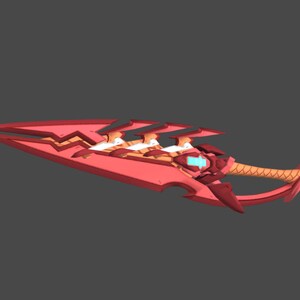 Xenoblade Pyra Aegis Sword 3D Printed Kit Replica | Etsy