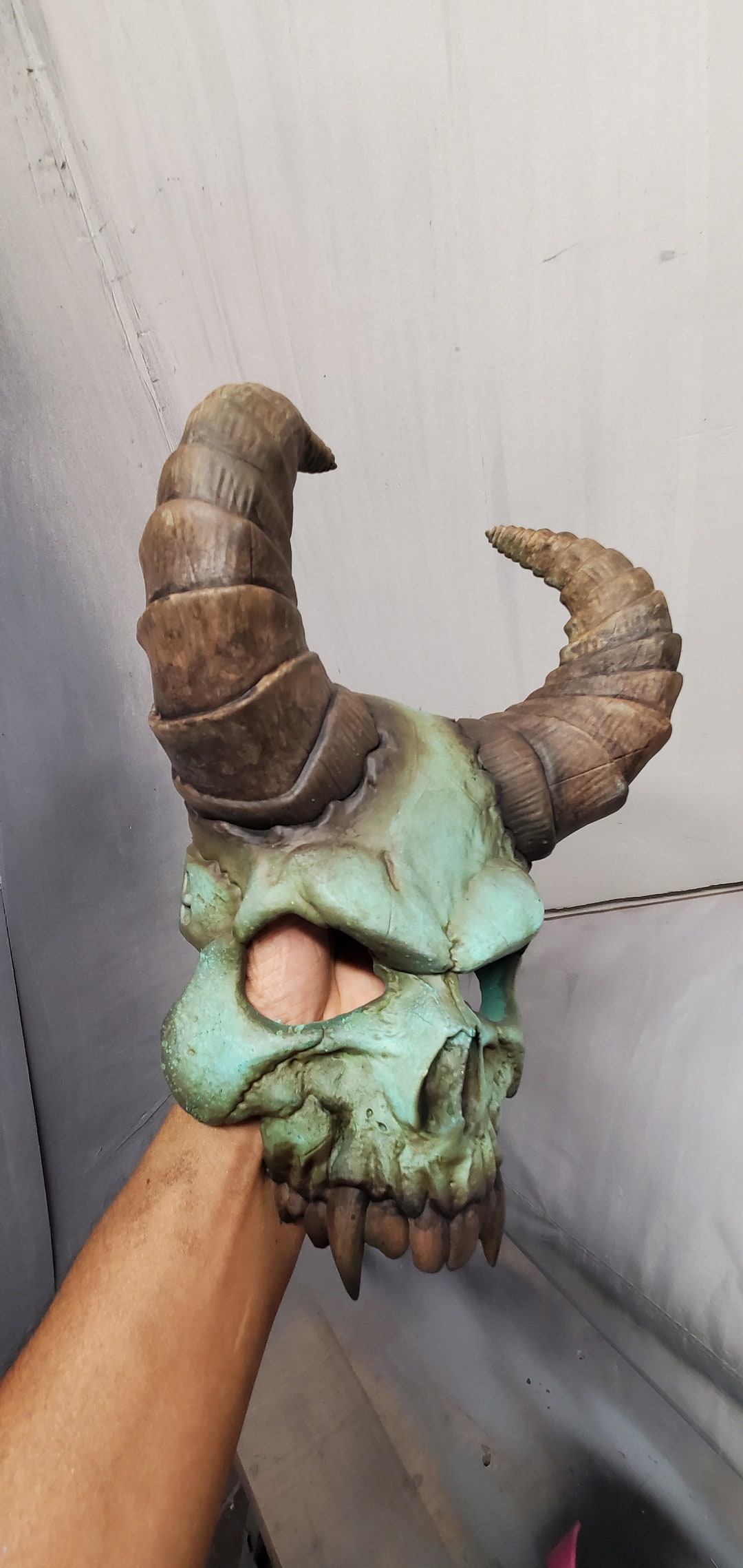 Skull Demon Mask - Etsy
