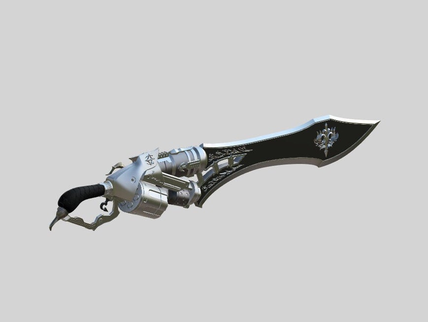 Crownsblade Gunblade FFXIV 3D Printed Kit - Etsy Australia