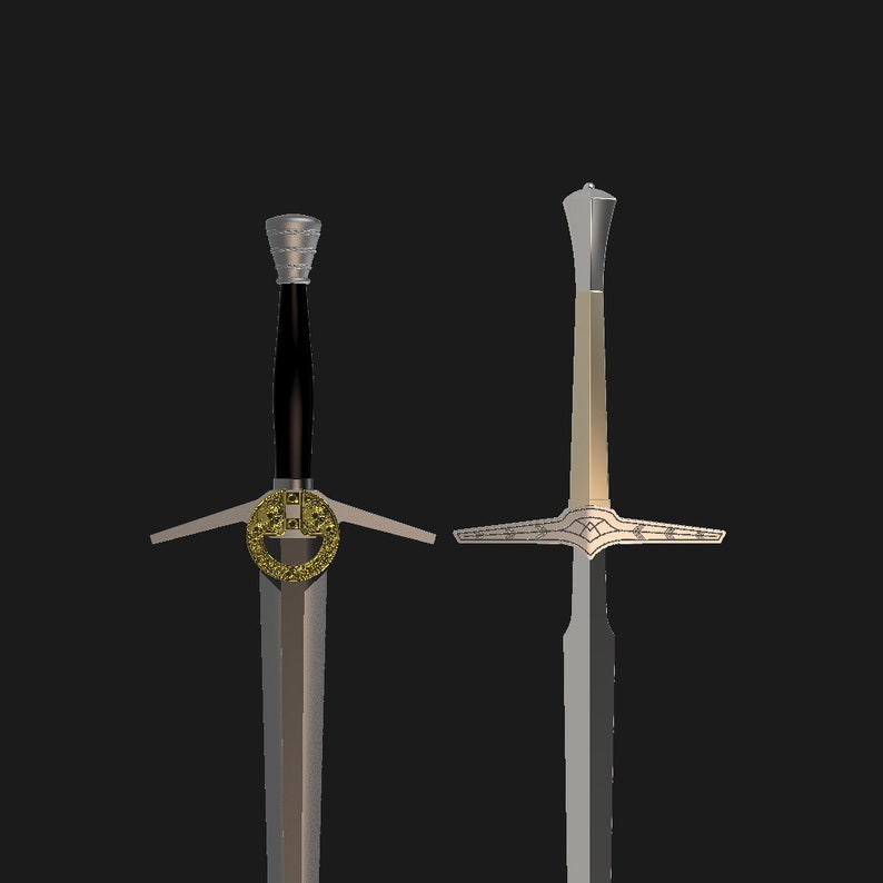 The Witcher Netflix Swords 3D Printed Kit | Etsy