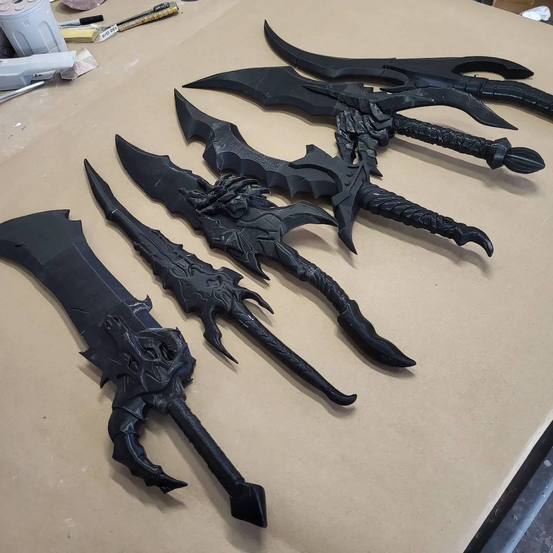 Solo Leveling Dagger Kamish Wrath 3D Printed Kit - Etsy Hong Kong
