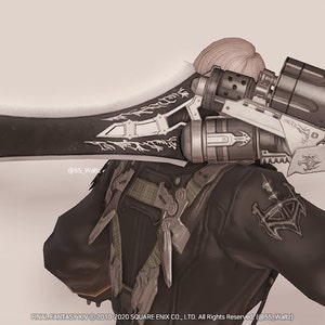 FFXIV Crownsblade Gunblade Fan Made Finished Replica - Etsy Australia