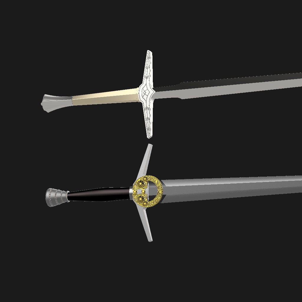 The Witcher Netflix Swords 3D Printed Kit | Etsy