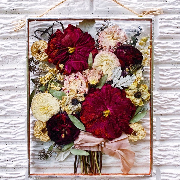 Wedding Flower Preservation Frame - Etsy