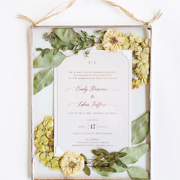 Wedding Floating Frame - Etsy