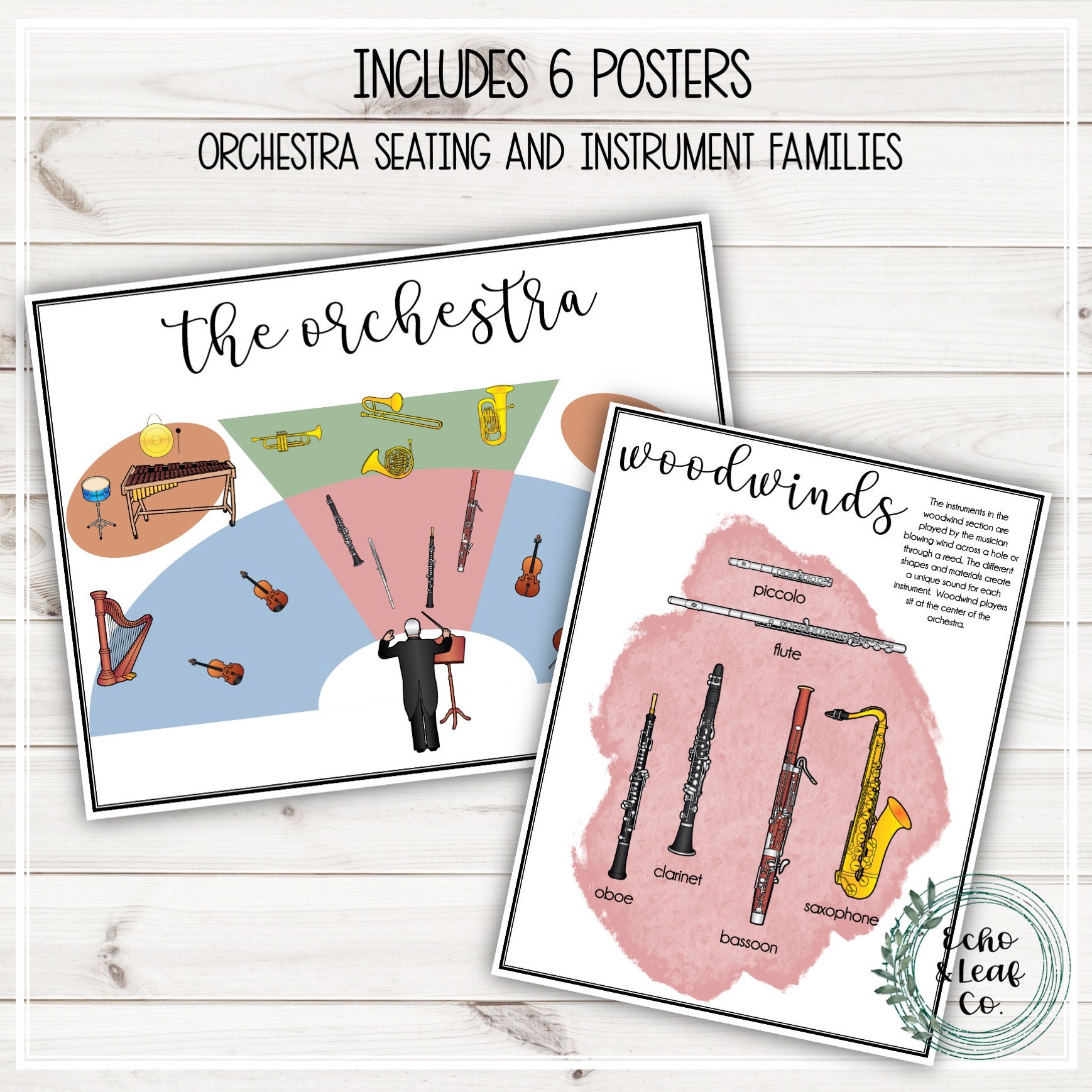 Welcome to the Orchestra! 3-part Cards and More (digital Download) - Etsy