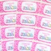 Composition Book PINK Themed School Supply Labels - 60 Labels - Etsy