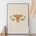 Floral Uterus Wall Art Uterus Art Print Floral Uterus - Etsy